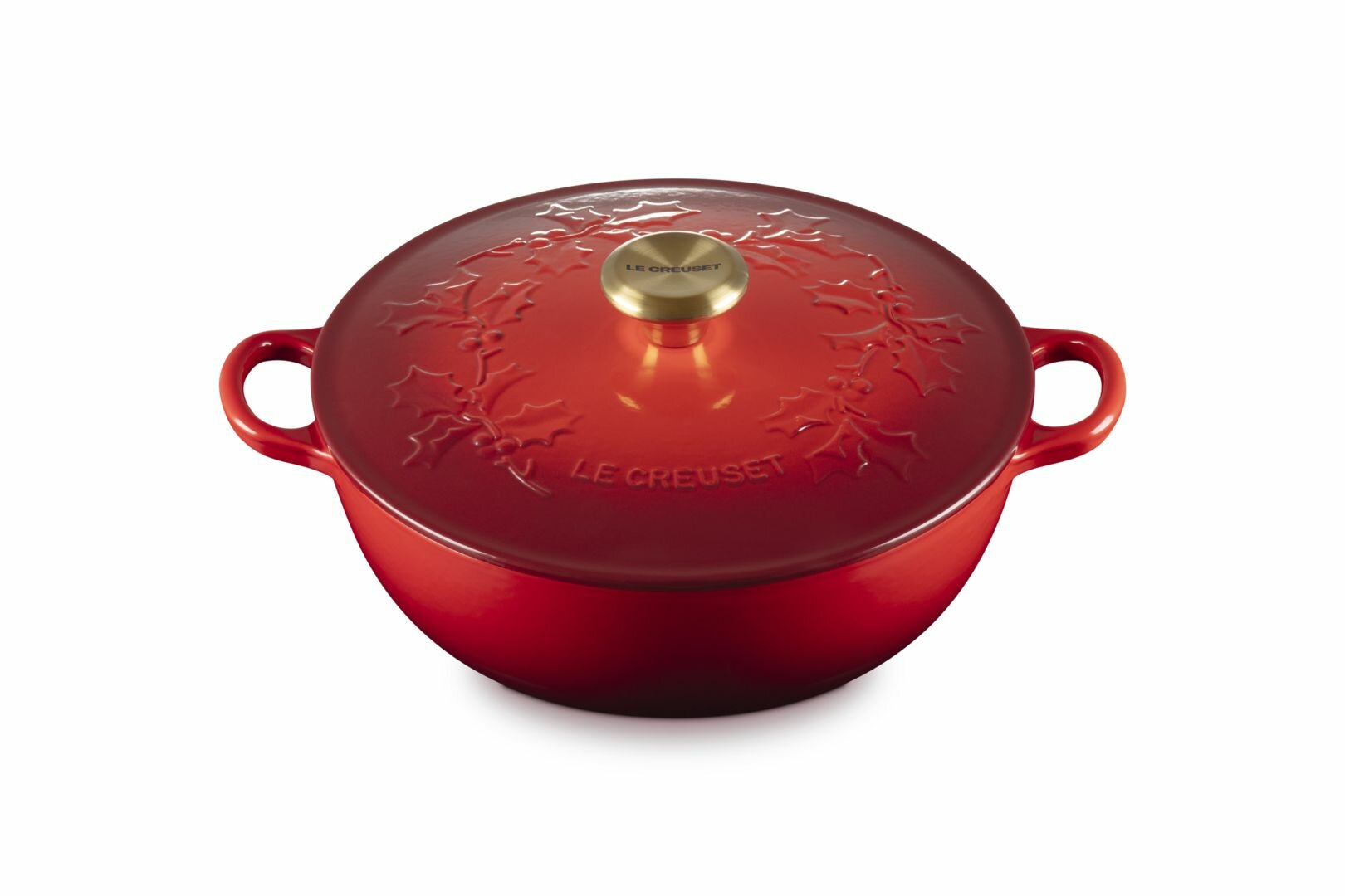 Le Creuset Горшочек для приготовления супа Holly Casserole, 26 см (4,1 л) - цвет Cerise