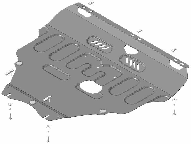 Защита двигателя для Volvo V50 2004-2012, Motodor.72601