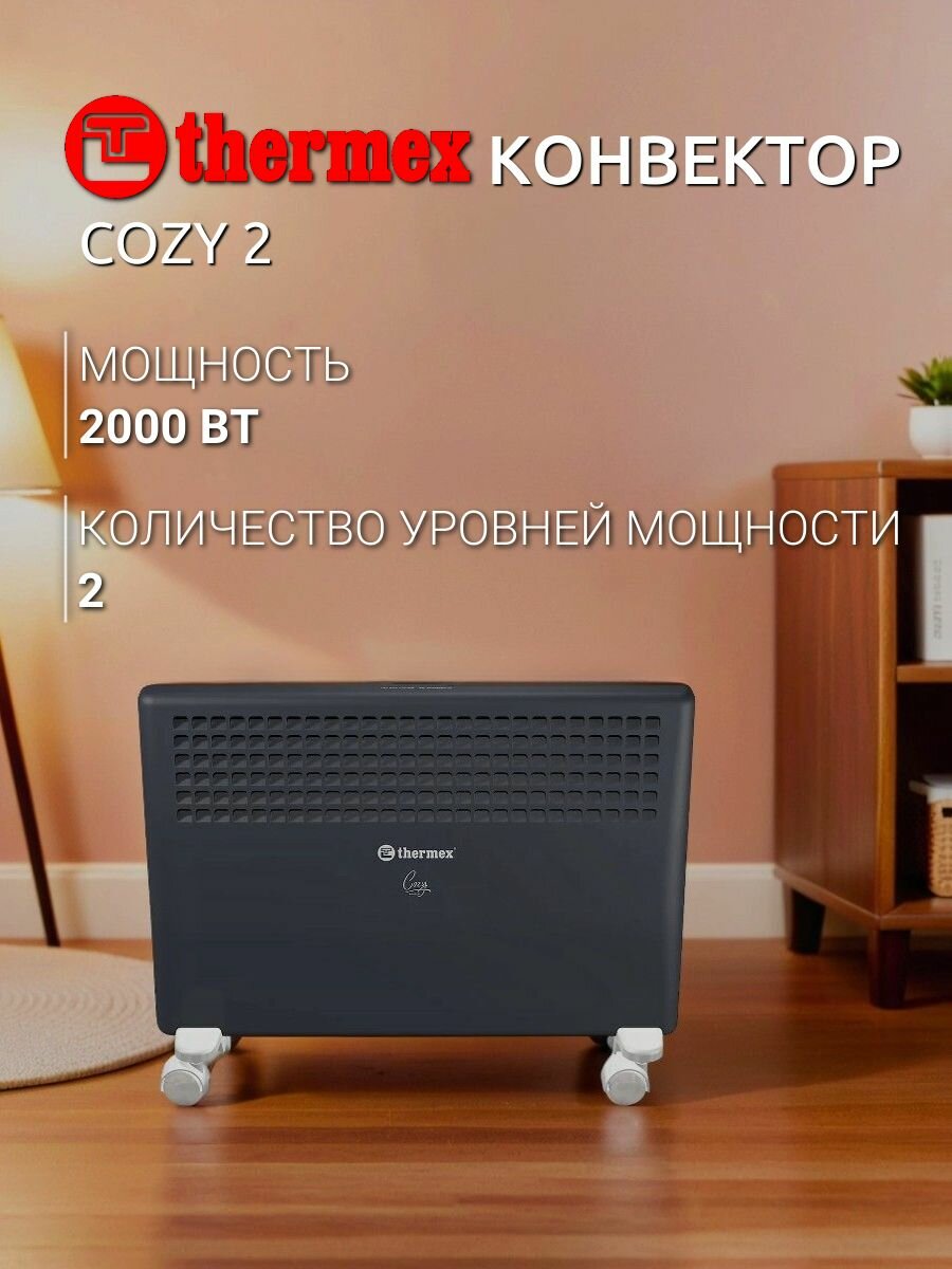 Конвектор Thermex Cozy 2 Black