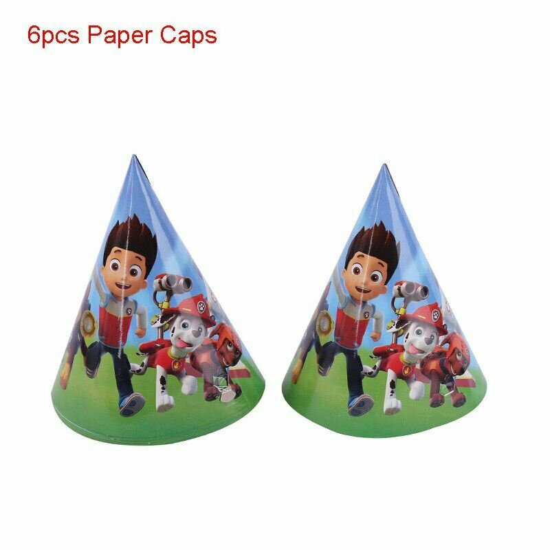 Продукт для детской вечеринки бренд не указан декоративные бумажные колпаки 6 штук
