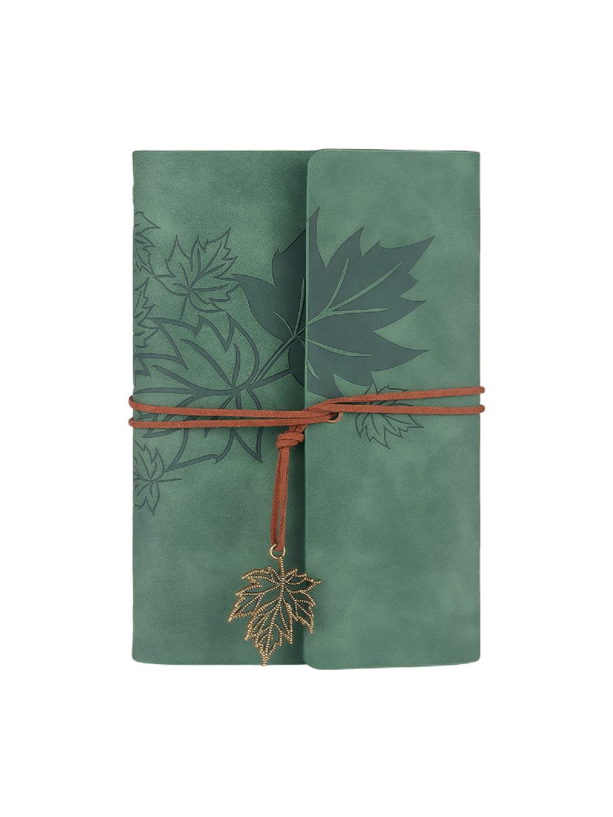 Многоразовый блокнот Журнал путешествий на 75 листов в кожаной обложке на 6 колец