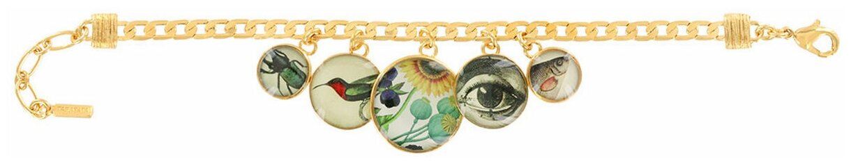 Браслет-цепочка, эпоксидная смола