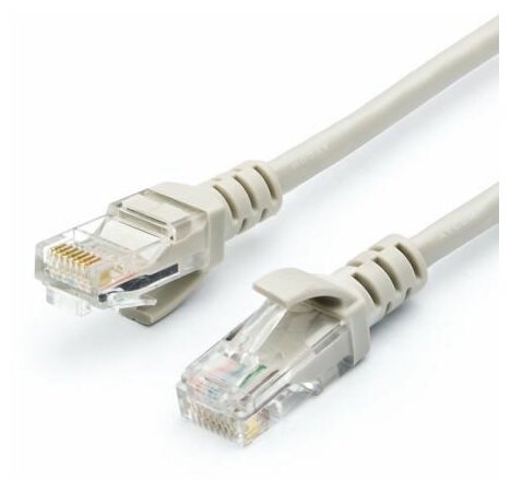Кабель Ethernet патч-корд Filum кат. 5e 7.5м, серый, U/UTP, /FL5-U45-GY-0750/