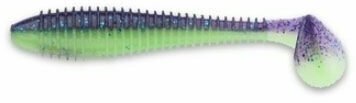 Приманка силиконовая Keitech Swing Impact Fat 6.8" PAL06 Violet Lime Belly 3 шт/уп