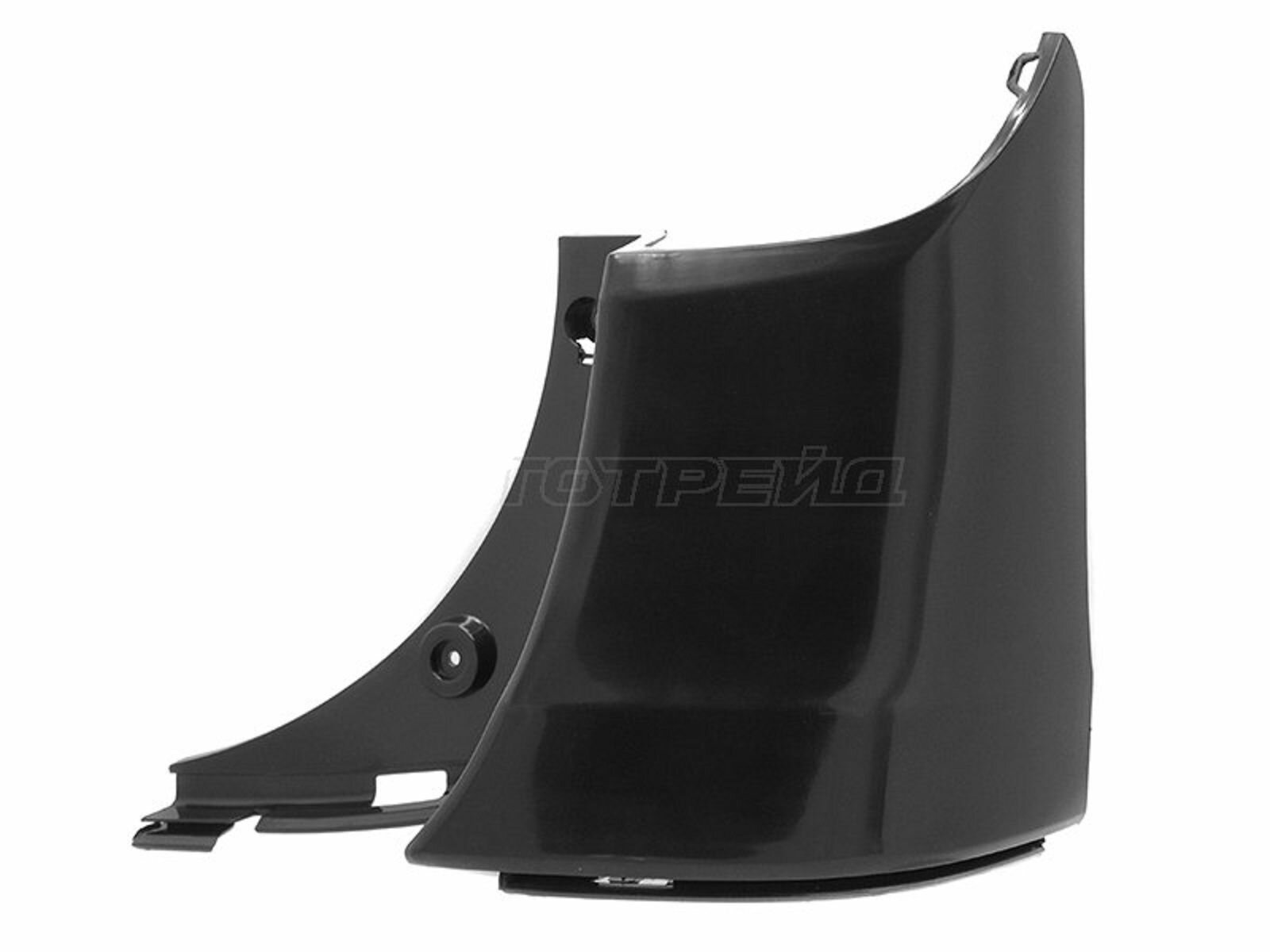 Накладка бампера Hyundai H1 07-18 / Starex 07-17 (Сзади/ Справа)