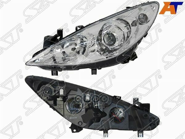 Фара Peugeot 307 05-08 (Спереди/ Слева/ Ксенон/ Под Электрокорректор) Sat арт. ST-550-1137L-LD-EM