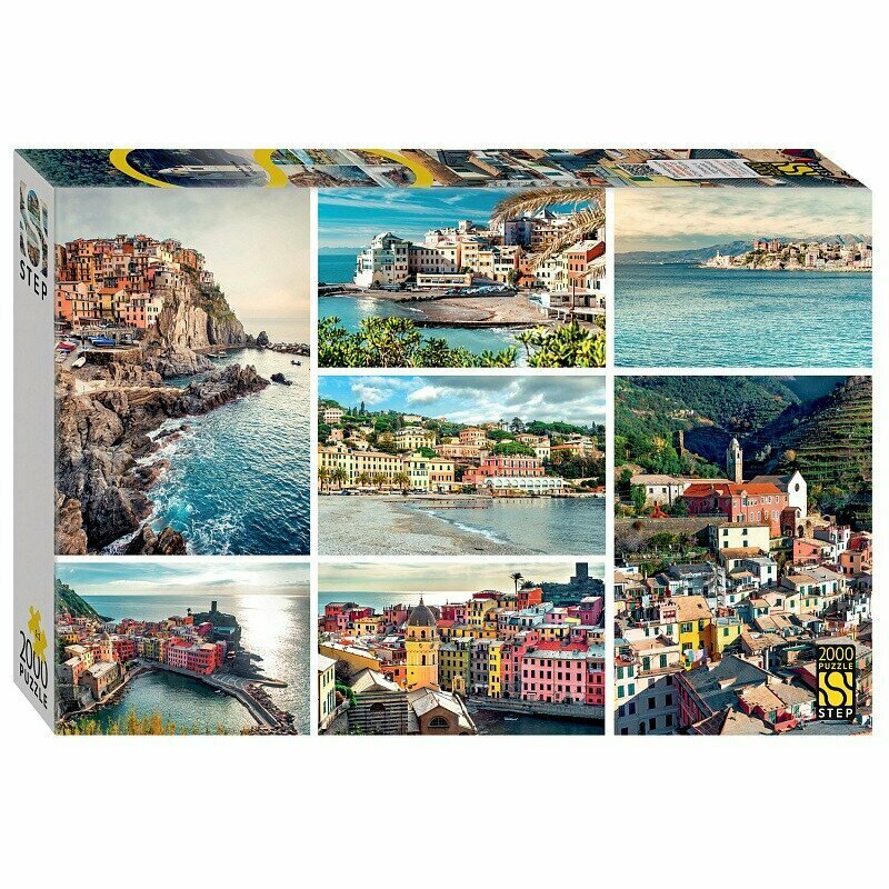 Пазл Step puzzle 2000 деталей: Лигурия, Италия