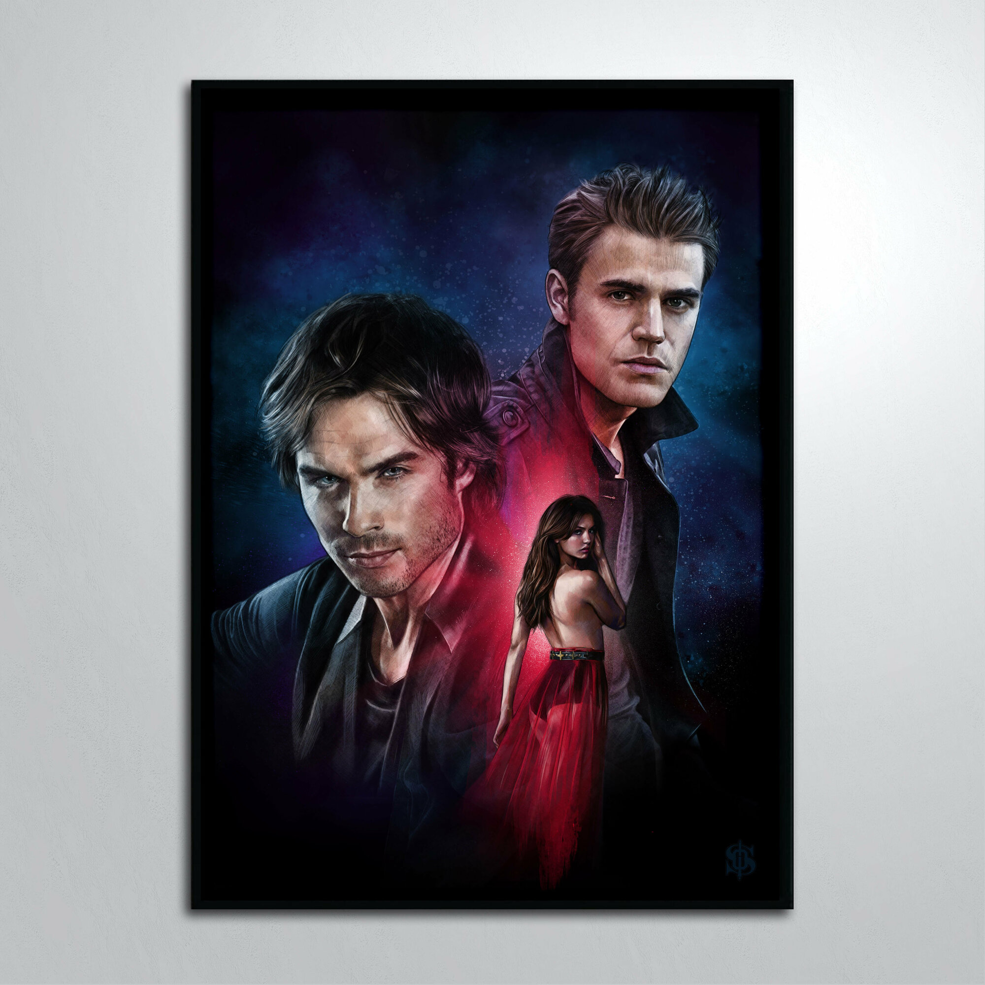 Постер в раме/Дневники вампира Аппликация The Vampire Diaries