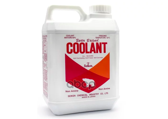 Антифриз, готовый 60% (пластик. канистра, пр-во Япония) SEIKEN арт. LL2RP60