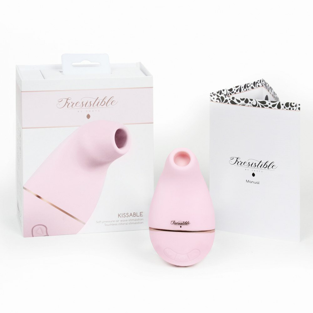 Массажер Shots Toys Irresistible Kissable Pink, клиторальный, водонепроницаемый