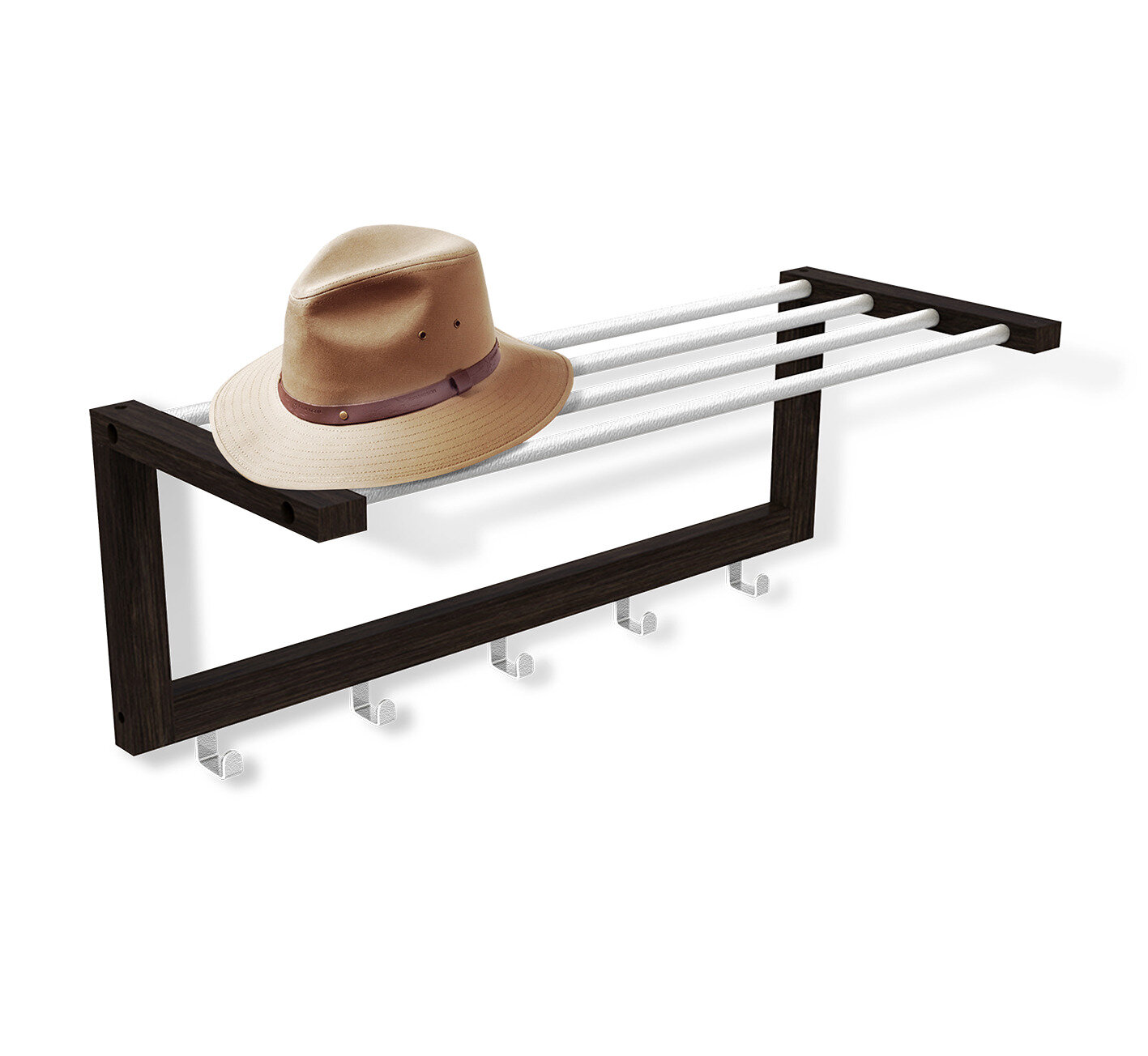 Вешалка Sheffilton Альберо SHT-WH4 венге/алюм. мет 5166216002 933036