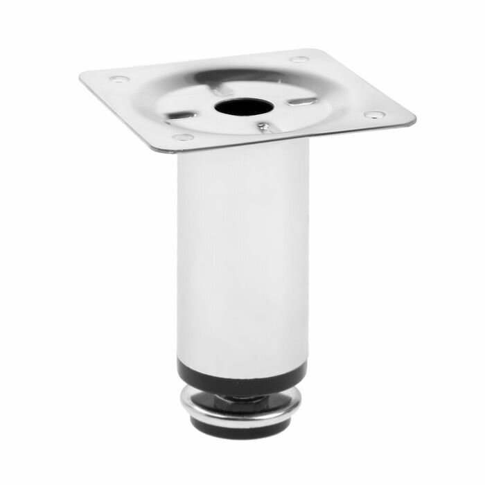 Опора круглая OKR001CR тундра, d 30 мм, H 80 мм, цвет хром