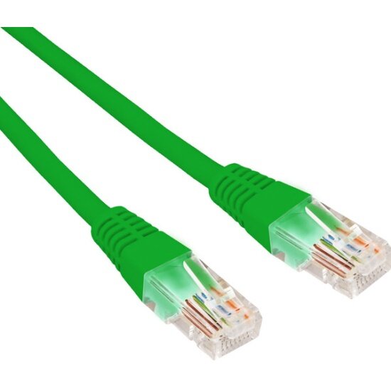 Патч-корд U/UTP Rexant cat 6, медь, LSZH (негорючий), 0,3 м, RJ45-RJ45, 26AWG, зеленый