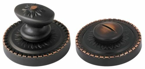 Ручка поворотная Armadillo BK6. R. CL55 (WC-BOLT BK6/CL) ABL-18 темная медь