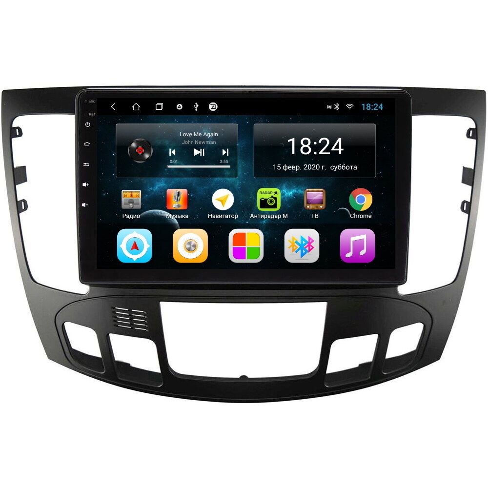 Магнитола CRS-300 Хендай Соната 5 (авто с климат контролем) Hyundai Sonata NF 2008-2010 - Android 13 - DSP 18 полос