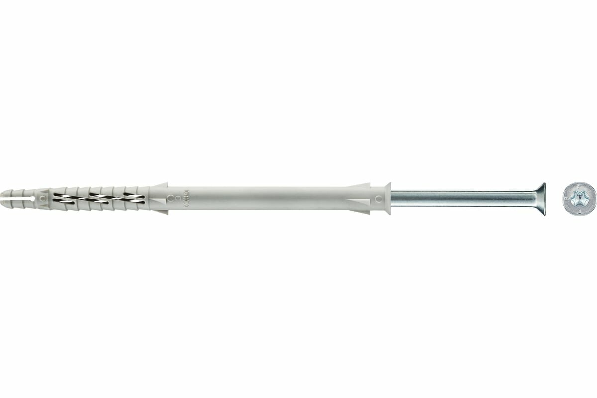 Tecfi Дюбель фасадн c шурупом потайн гол с шлицем TORX 10x160 25 шт 147665