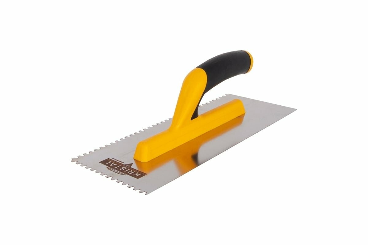 KRISTAL Гребёнка профессиональная 300х120мм, зуб 4х4 нержавейка 36535