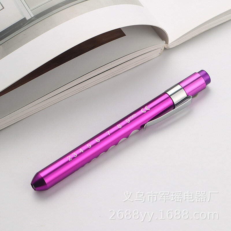 Фонарик-ручка для осмотра ушей и глаз, белый/желтый свет, LED-фонарик для осмотра ротовой полости и зрачков YL ручка