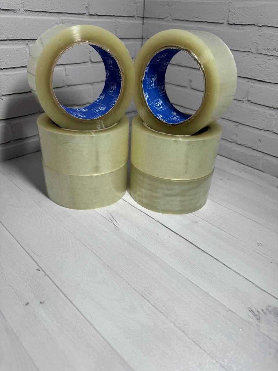 Скотч прозрачный, клейкая лента, Скотч широкий 48мм/100м 6шт