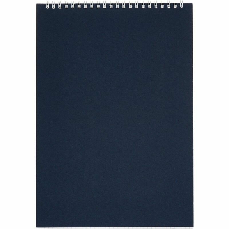 Блокнот 60л, А4, клетка, спираль, Attache, синий 61352