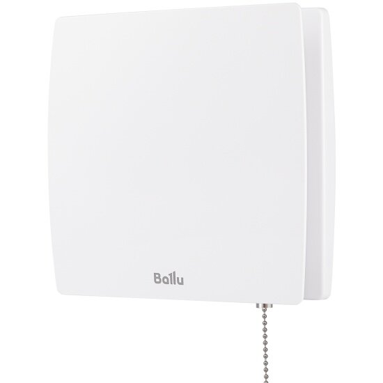 Вентилятор вытяжной Ballu BAF-SL 100 VP с обратным клапаном и тяговым выключателем