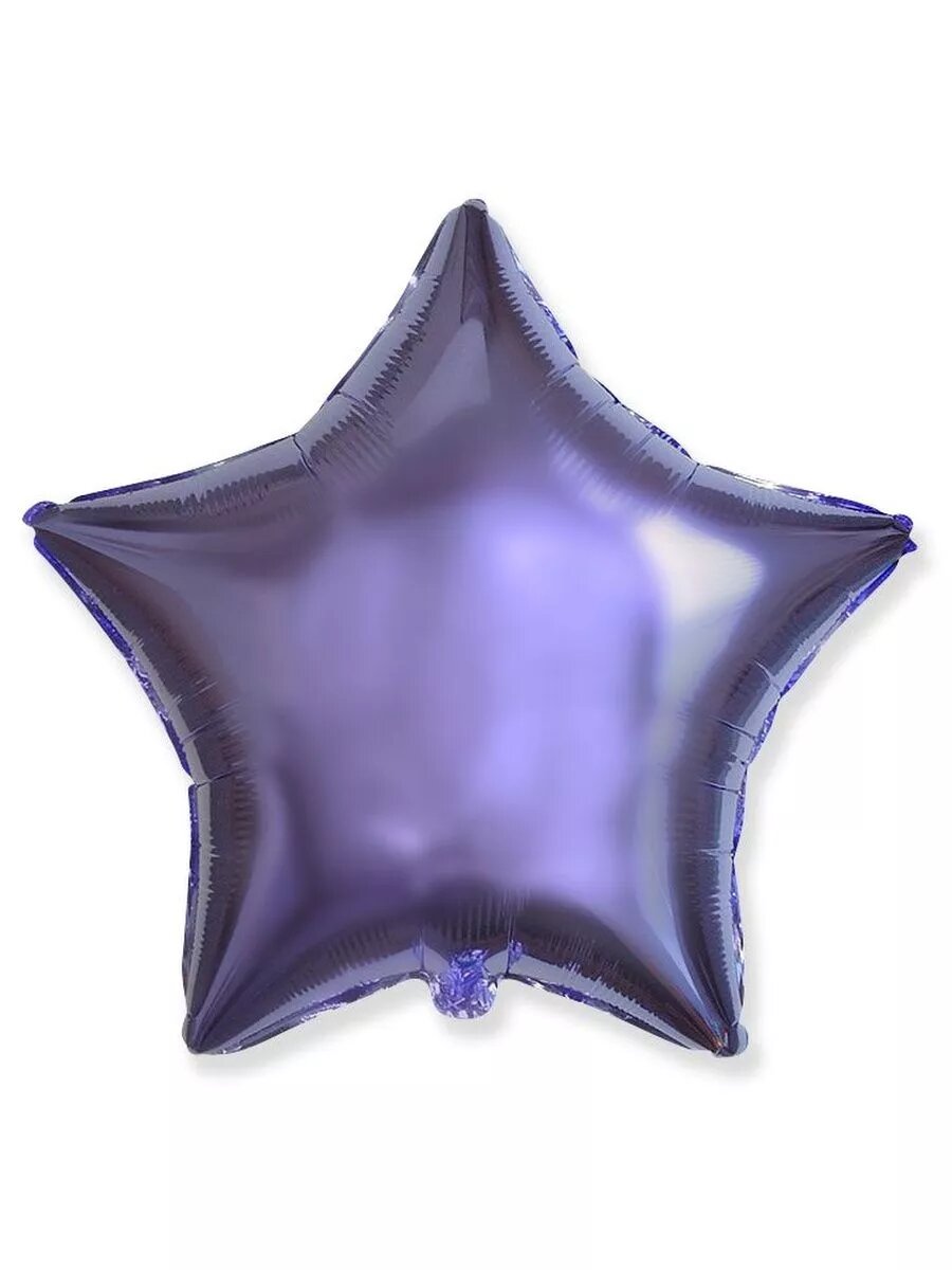 Звезда Сиреневый / Lilac, фольгированный шар (18"/46 см ) 1 шт. / FLEX METAL, Испания