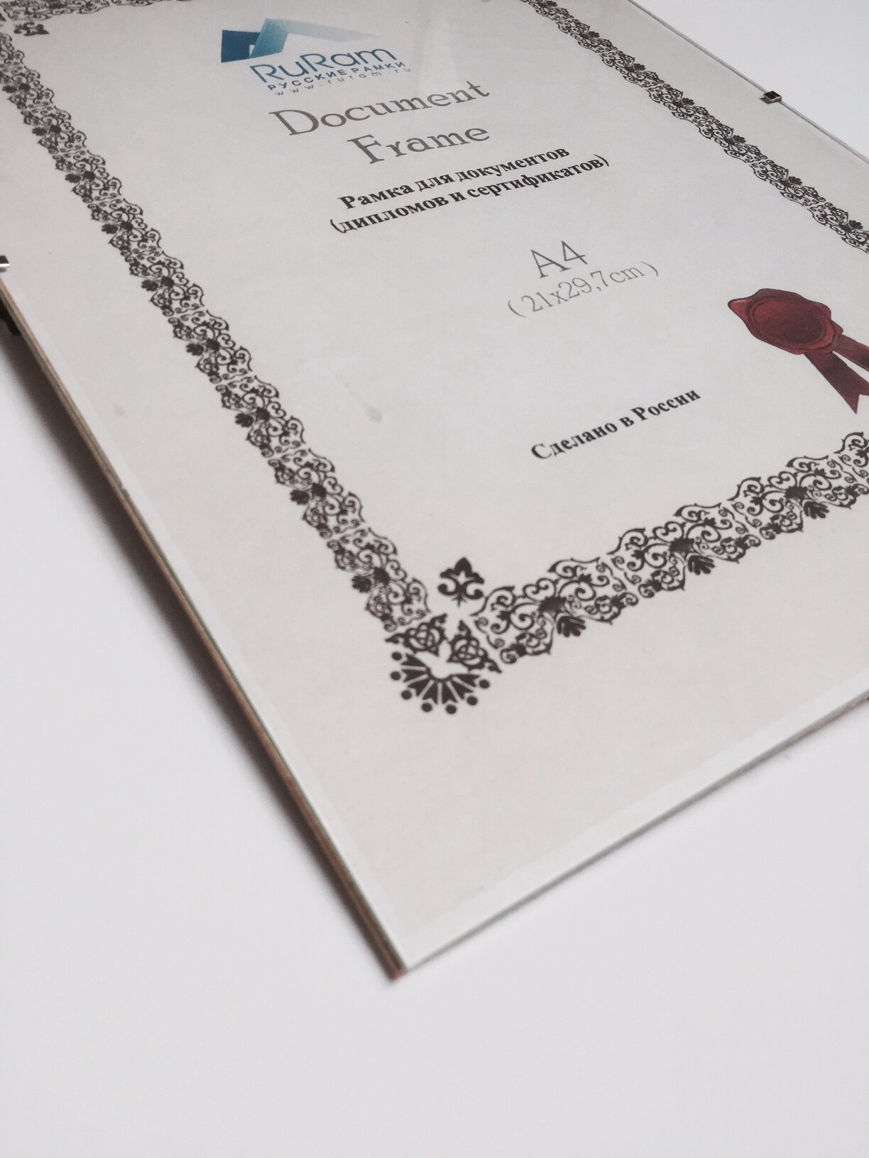 Безбагетная рамка Клип 50*70 Минеральное стекло