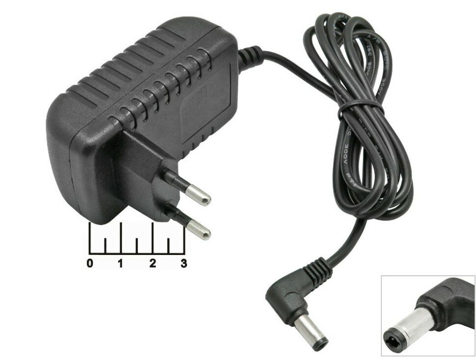 Блок питания 6V 2A AC-N540 импульсный (5.5*2.5) (угол)