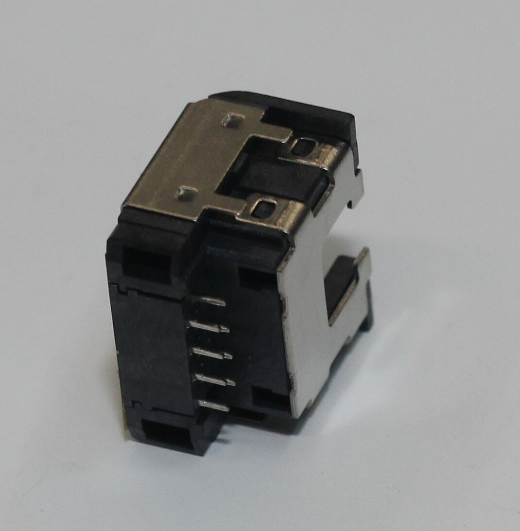 Коннектор JACK-MODULAR;8P/8C,-, Y, DIP,-, AU,1PORT