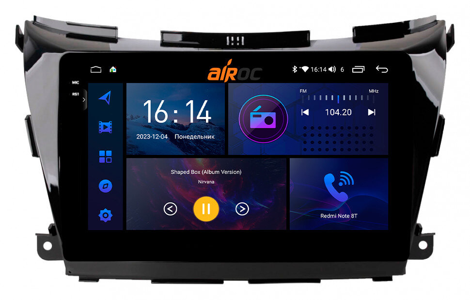 Штатные магнитолы Android AIROC 2K RI-1206-NV16