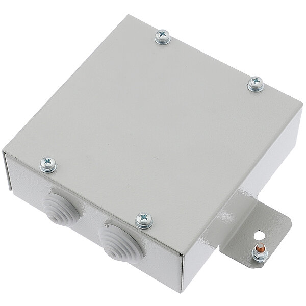 Коробка КСК-10 с зажимами 140х140х55мм металлическая 10 зажимов 4кв. мм IP40 (взэми)