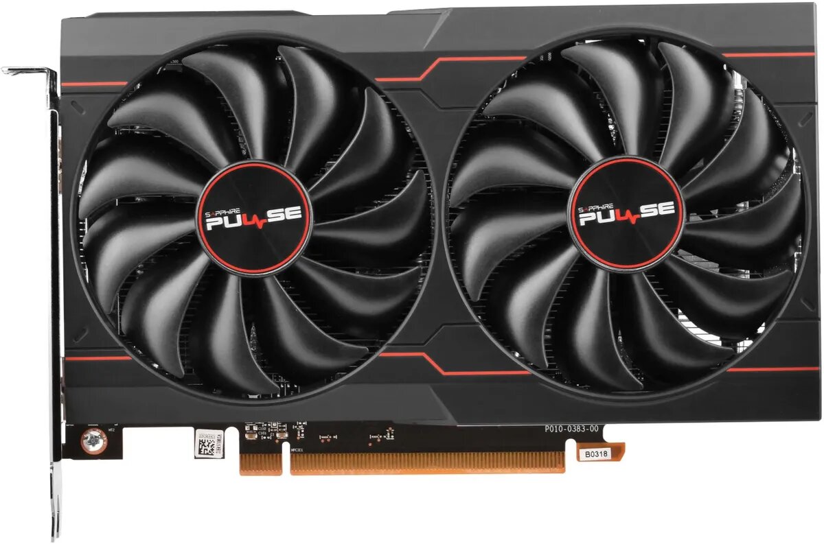 11314-07-20G / Видеокарта Sapphire AMD Radeon RX 6500XT 11314-07-20G RX 6500XT Gaming OC Pulse 4ГБ
