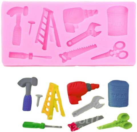 Молд для шоколада/мастики силиконовый Инструменты Иу Жусима крафтс (Набор из 3 шт.)