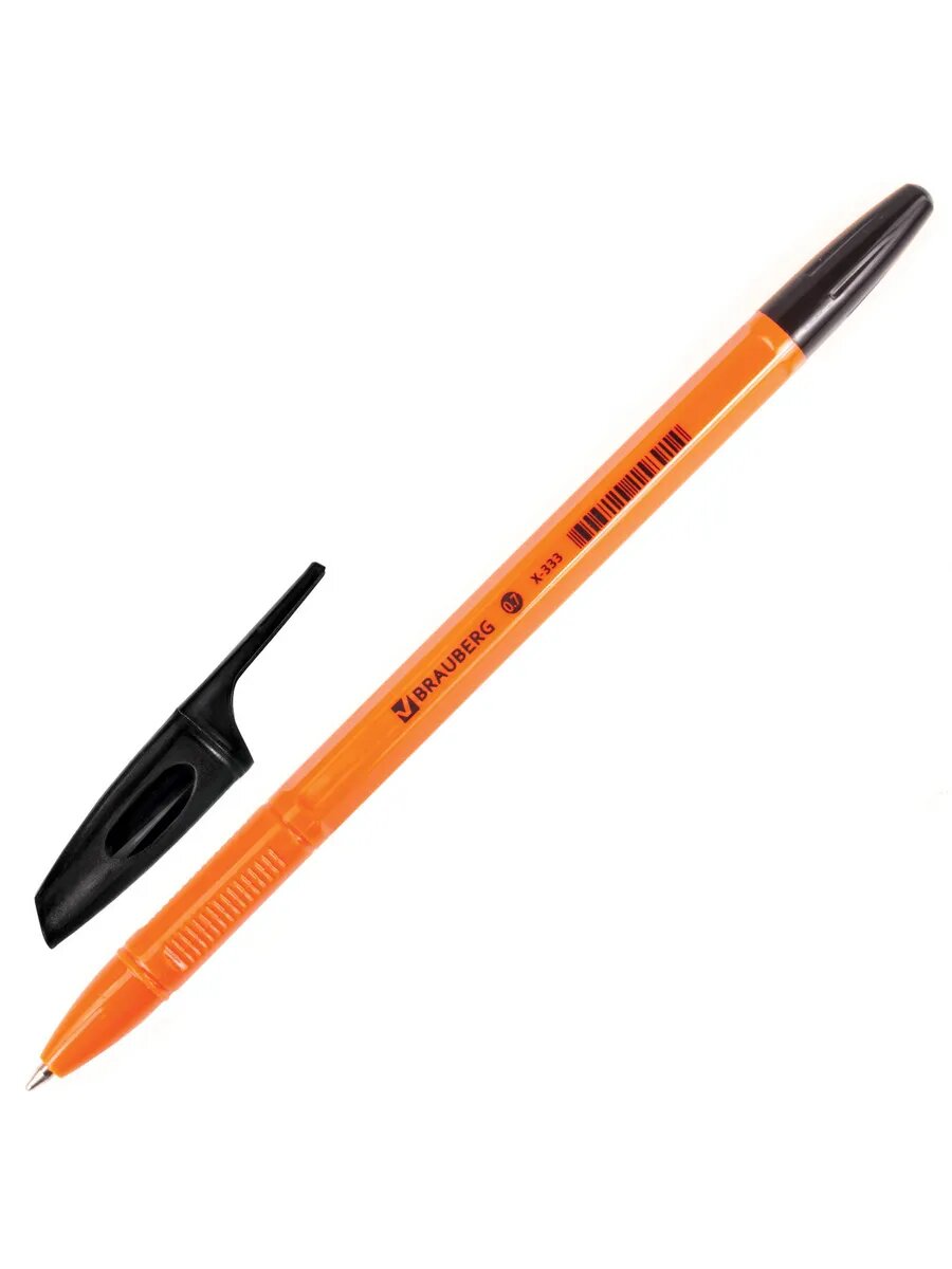 Ручка шариковая 0,35 мм черная 12 шт.