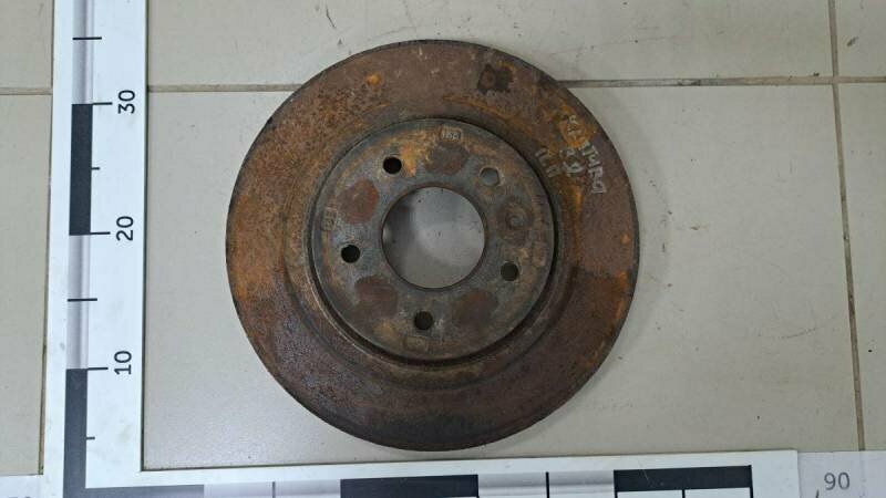 Диск тормозной передний Chevrolet Captiva C100 2006-2011 кат.номер: 96625948