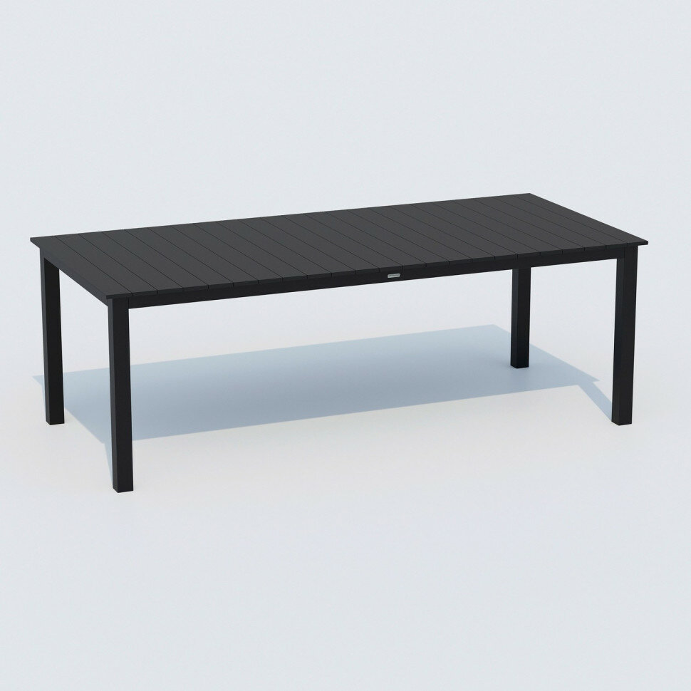 Стол обеденный IDEAL PATIO DOLLA, 220х100х76 см, алюминий, карбон, металл