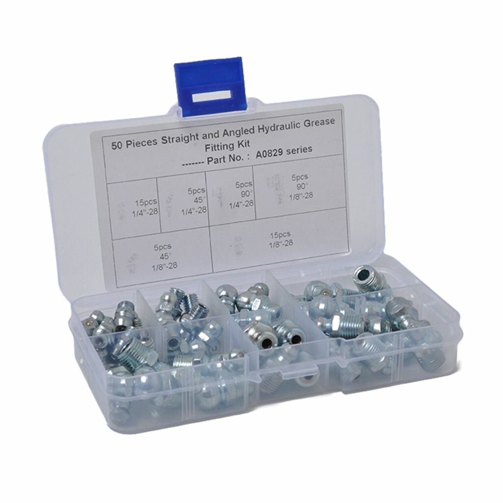 Резьбовые Ниппели для гидравлической смазки с прямым коленом