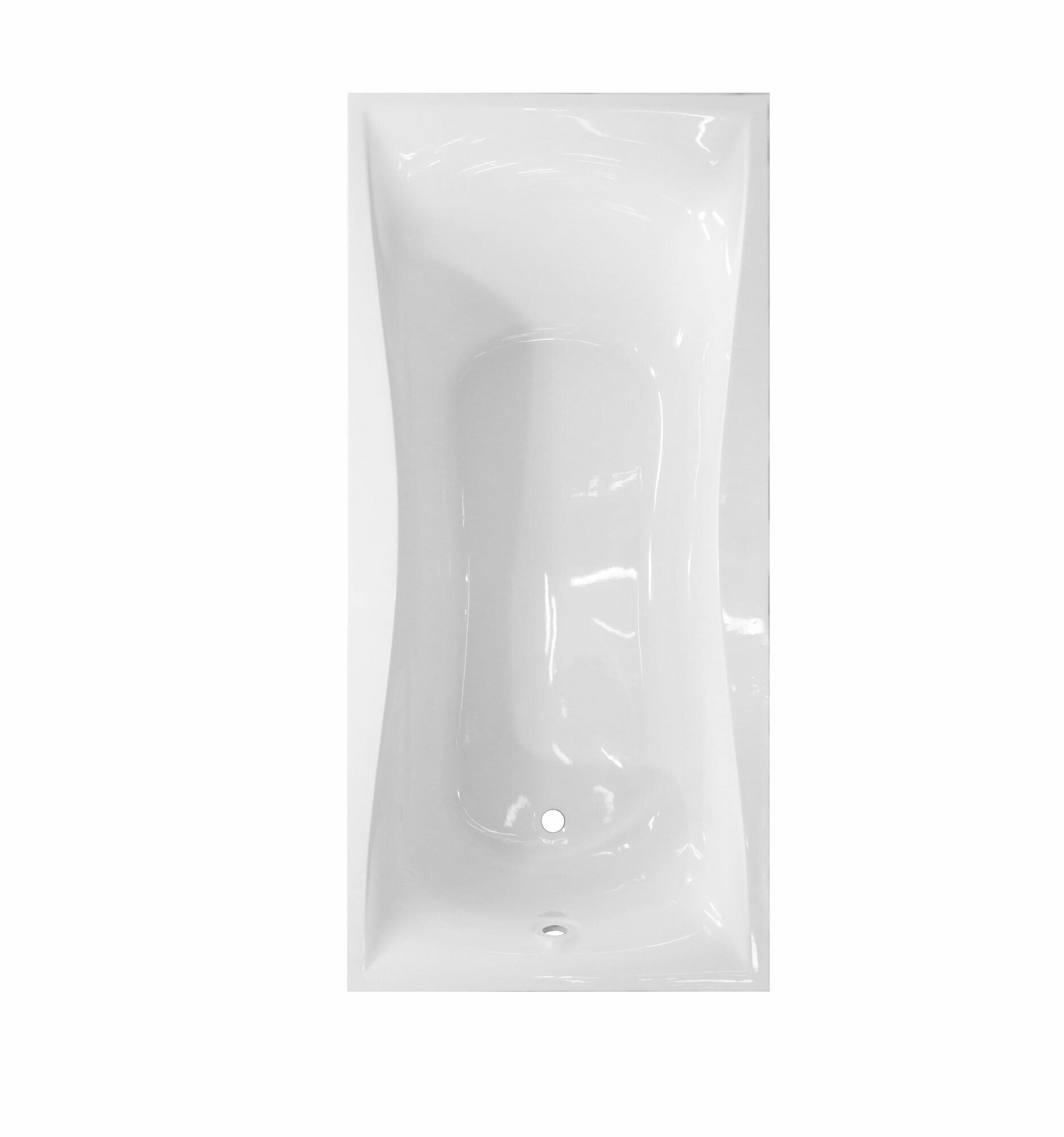 Ванна из литьевого мрамора Эстет Бета 170x80 (белая, глянцевая)