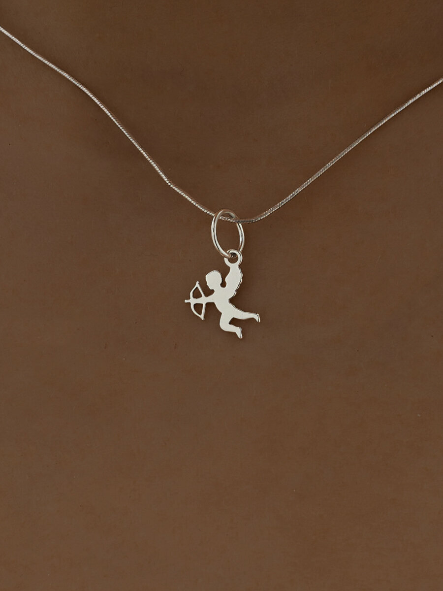 Подвеска, серебро, 925 проба, родирование