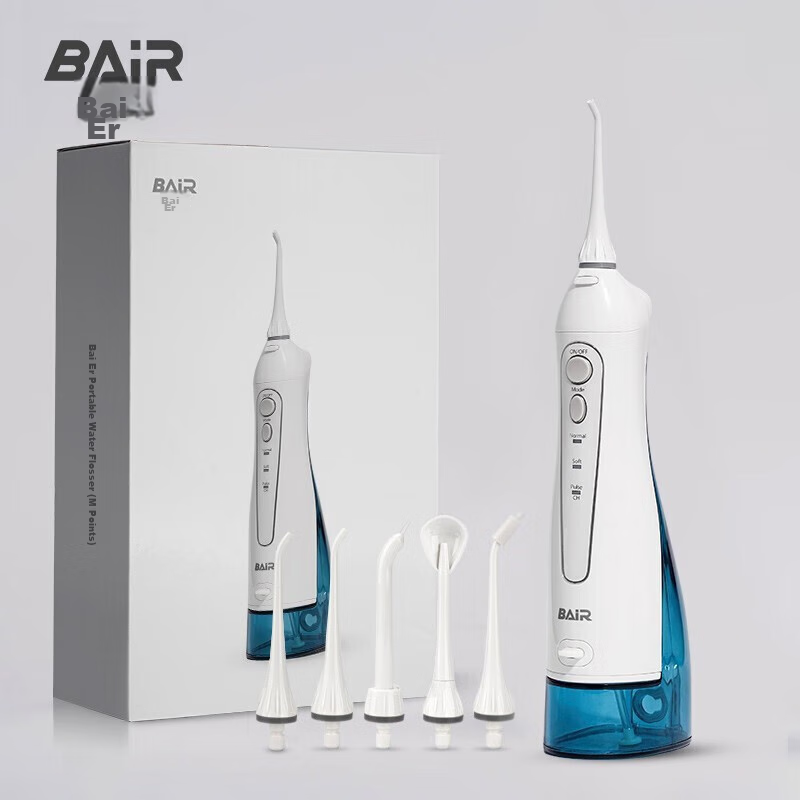 Ирригатор Bair M3 Electric Oral Irrigator M3Plus с насадками, цвет White