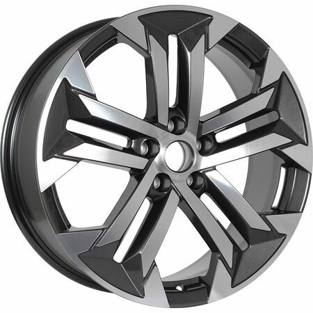 Колесный литой диск СКАД Premium Series КР015 (19_Geely Tugella) R19x7.5 5x108 ET46 CB63.35 Diamond_gloss_graphite