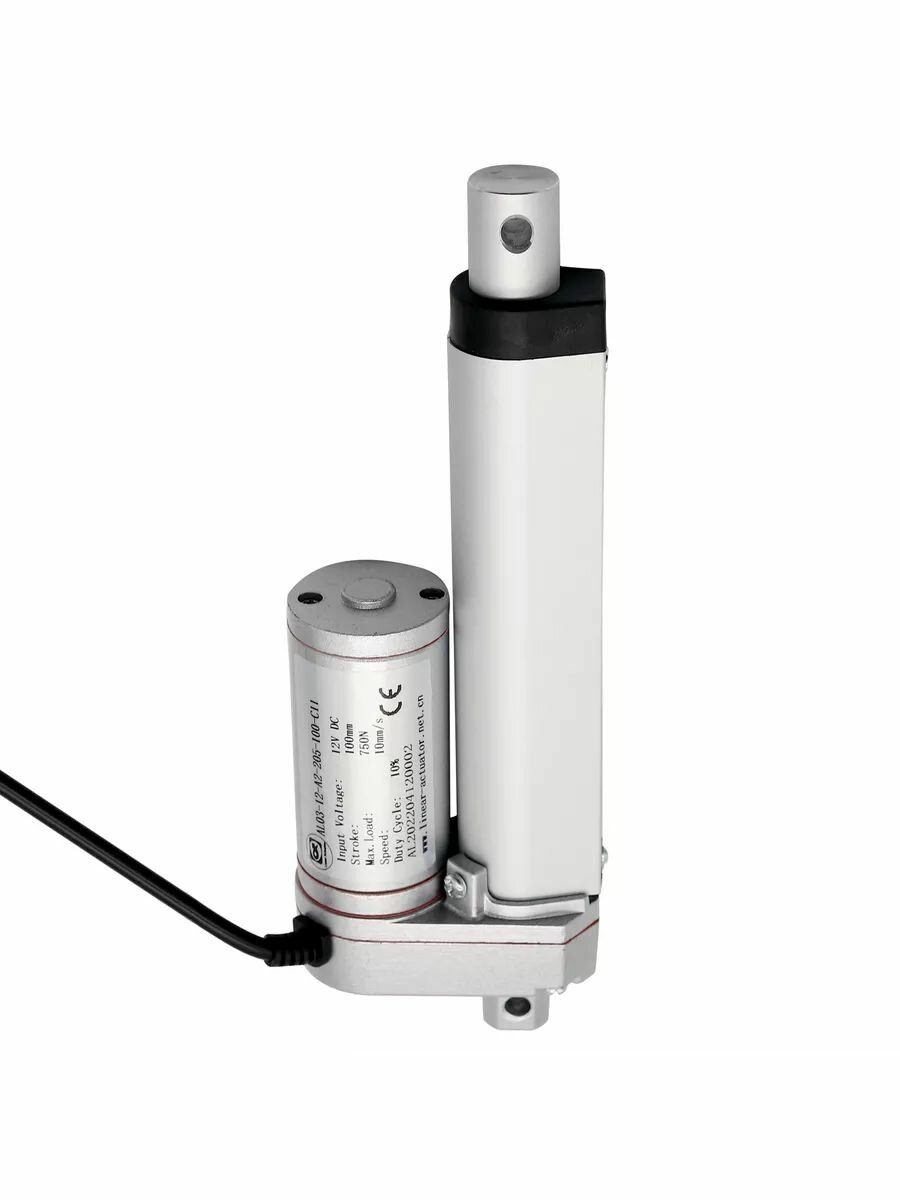 12В 750N (75 кг) 100мм 10 мм/с Линейный привод для автоматических ворот