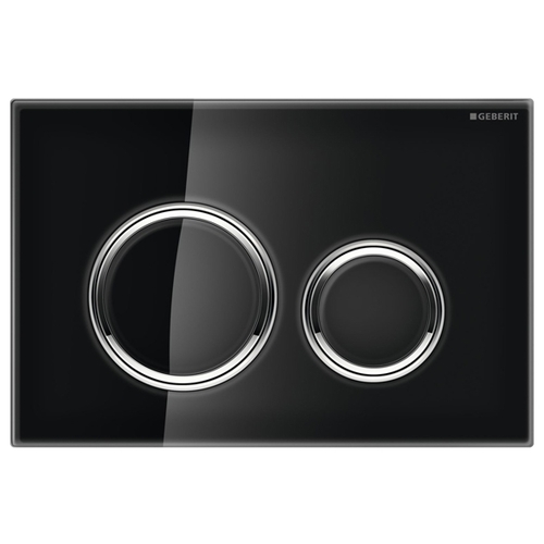 Клавиша смыва Geberit Sigma 21 115.884. SJ.1 черный/хром
