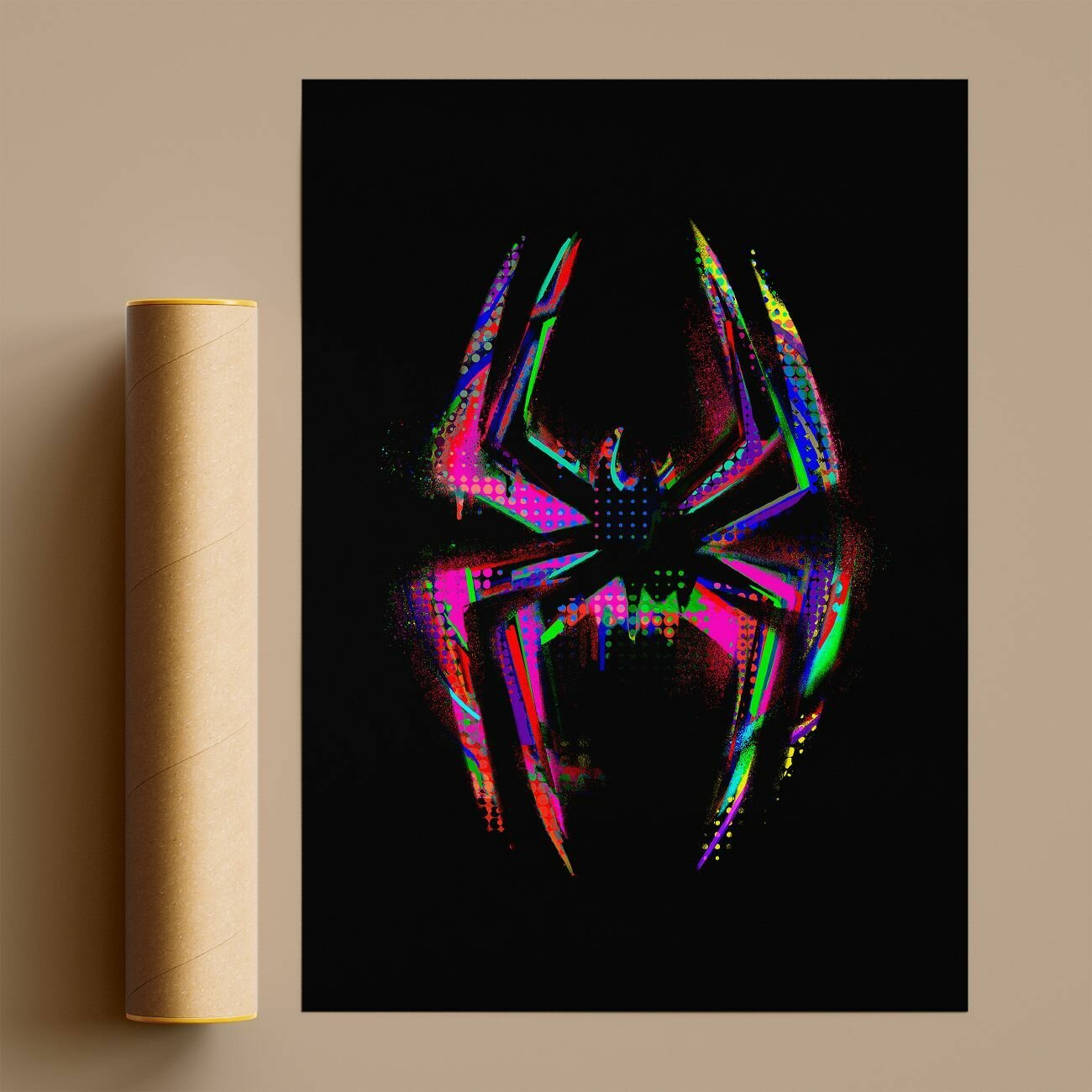 Постер Человек паук 30х40 см без рамы/ Марвел, Человек Паук, Майлз Моралес/ Плакат для интерьера, в подарок
