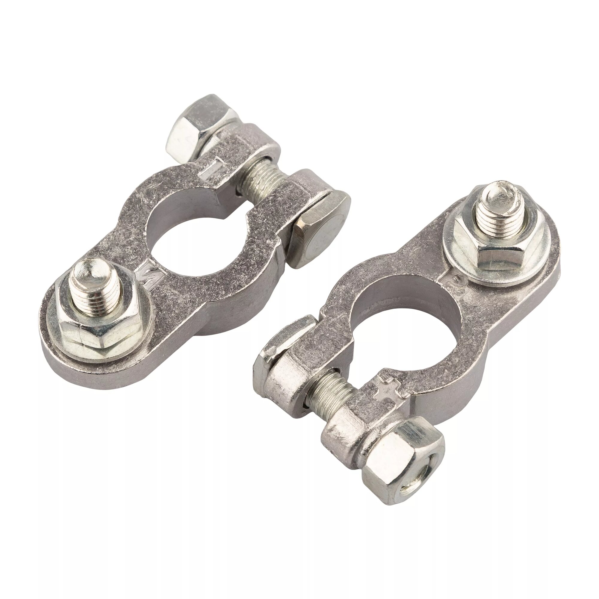 Клемма АКБ WB3 цинк (под зажим провода болтом М8 с гайкой) ком-2шт.