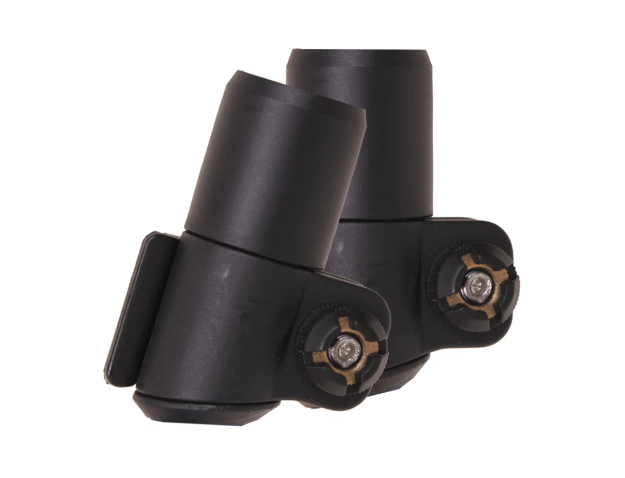 Зажимы Tramp "Fast Lock", TRA-116, для треккинговых палок, пластиковые, 16 мм, 2 шт, черные