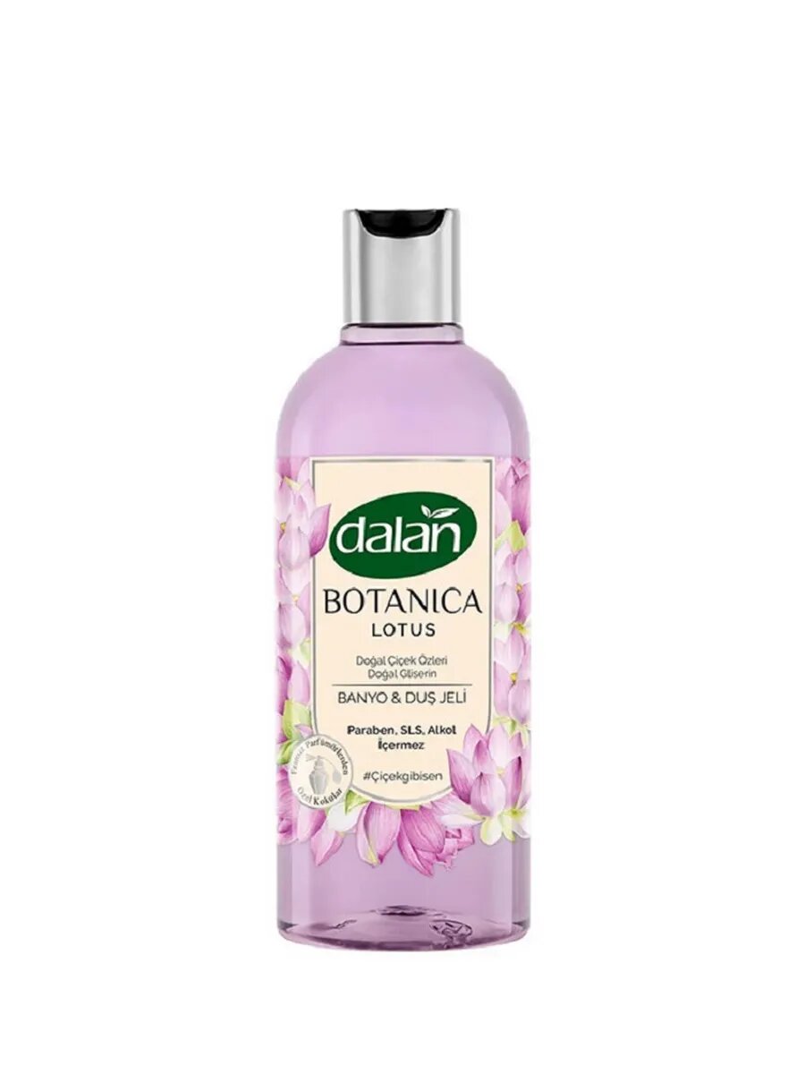 Гель для душа DALAN Botanica, с ароматом лотоса, увлажняющий, 500 мл