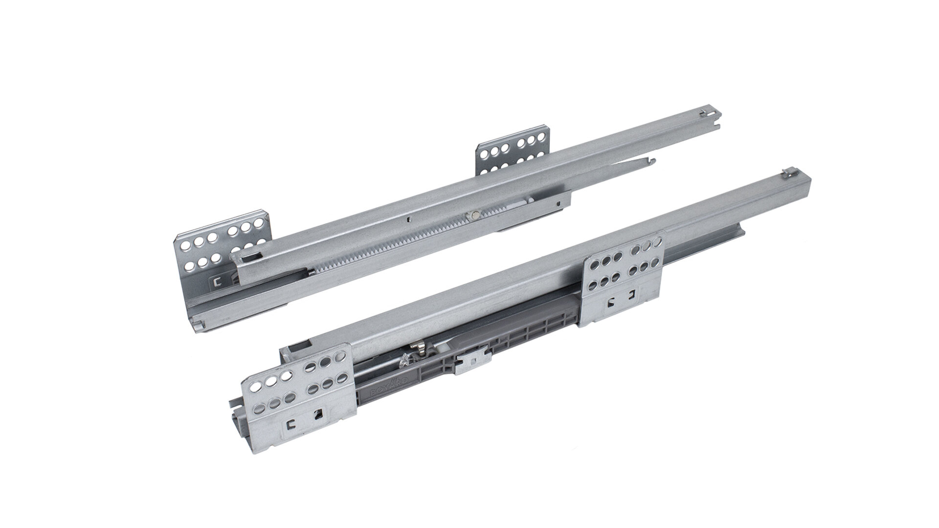 Направляющие старт DB8181Zn/450, полного выдвижения, с доводчиком, цинк