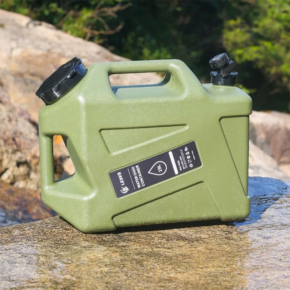 Кемпинг-бак, пищевой полиэтилен, 19л, 44х33х19см, съемный носик