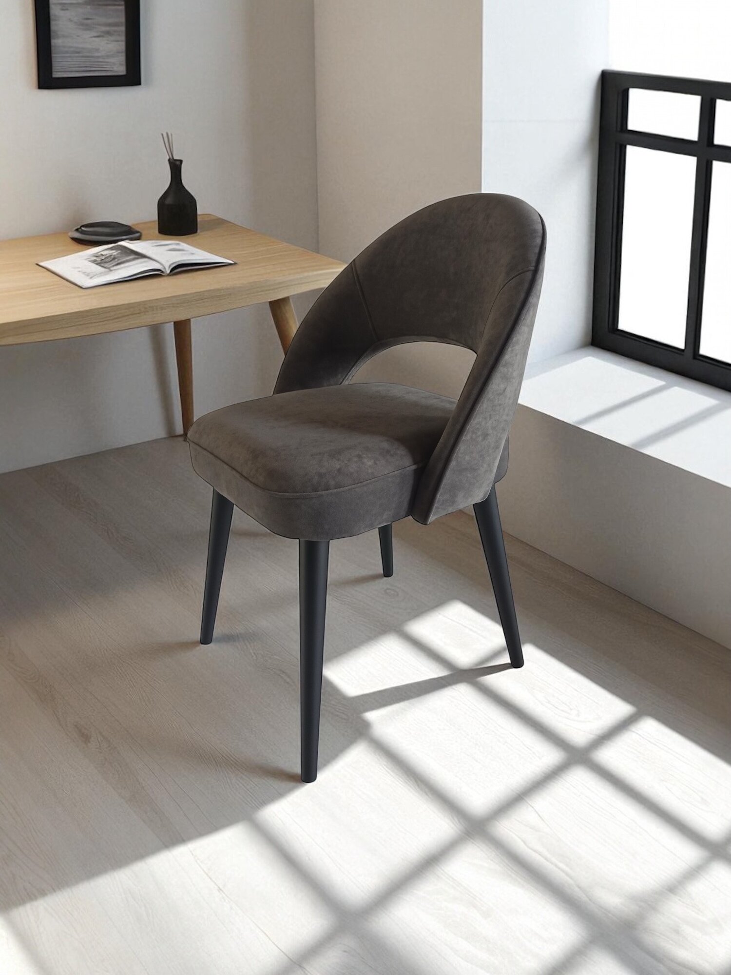 Стулья для кухни со спинкой мягкие, кресло -полукресло мягкое, на кухню, в спальню, гостиную, антивандальная ткань.